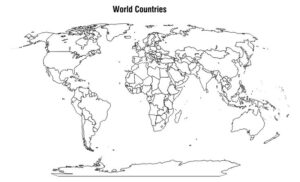 Printable Blank World Map: Explore the Globe Your Way