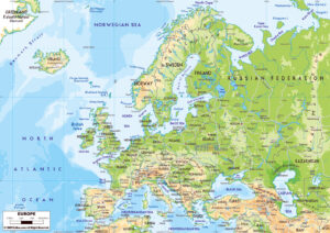 5+ Printable Full Detailed Map of Europe With Cities [PDF]