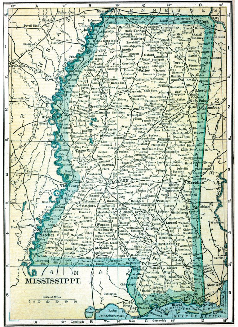 Explore Mississippi Railroad Map: Routes & Rail Lines