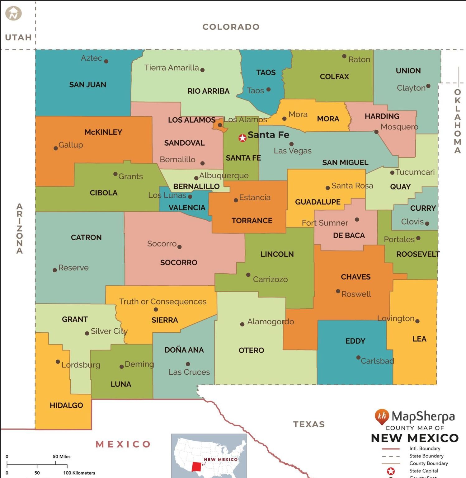 New Mexico County Map: A Comprehensive Guide [2026]