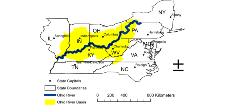 Interactive Ohio Rivers Map: Explore the State’s Waterways
